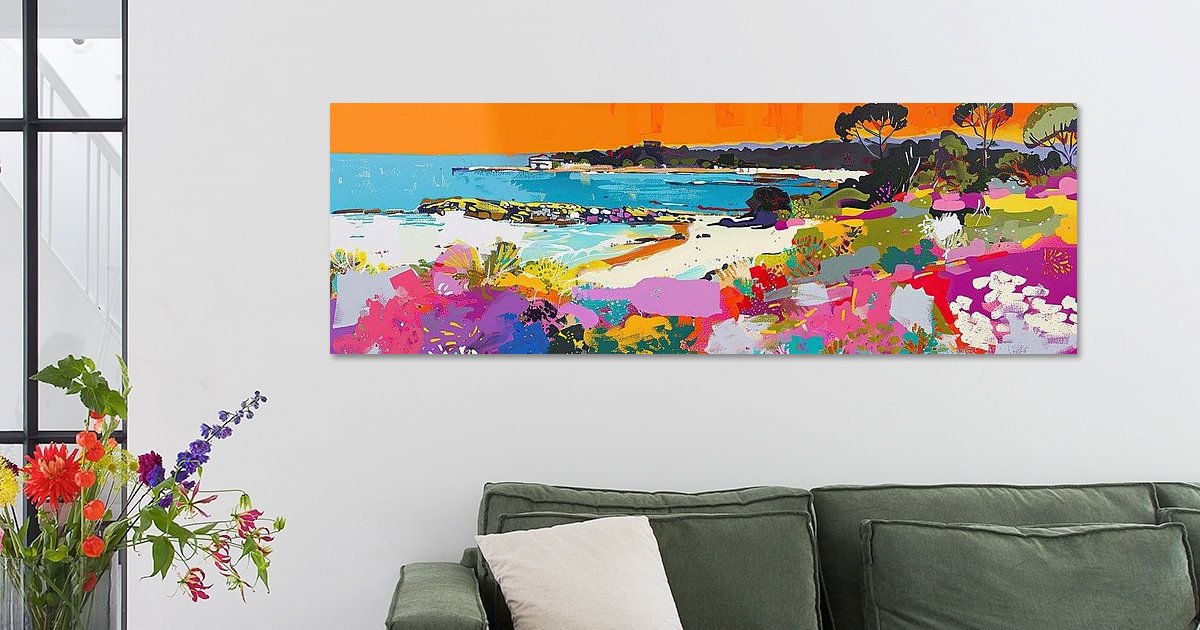 Schilderij planten van De Mooiste Kunst op canvas, behang en meer